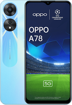 OPPO A78 5G azul ¡Mejor Precio A78 y Ofertas! - OPPO