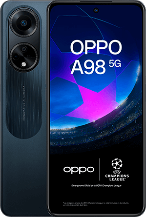 OPPO A98 5G 256GB negro ¡Mejor Precio y Ofertas! - Movistar