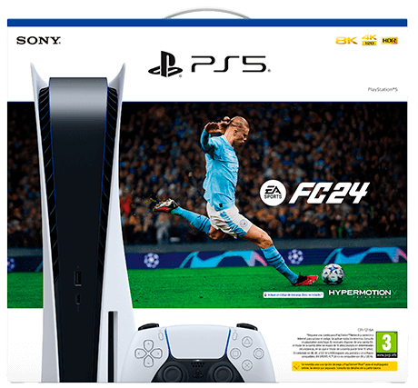 Consola PlayStation 5 + EA Sports FC 24. Precio y Ofertas - Movistar Consola PlayStation 5 + EA Sports FC 24. Precio y Ofertas - Movistar